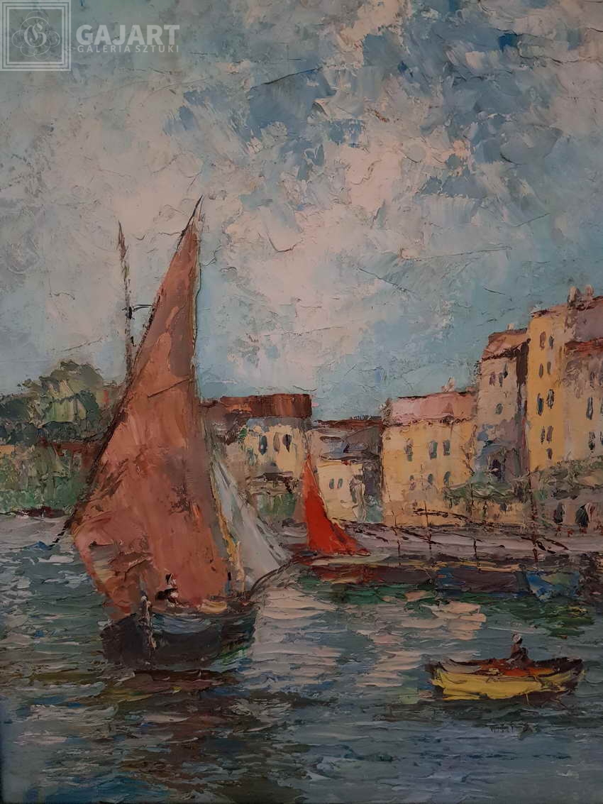 Zatoka w Les - Martigues Walter Prescher van Ed Obraz olejny - GajArt ...