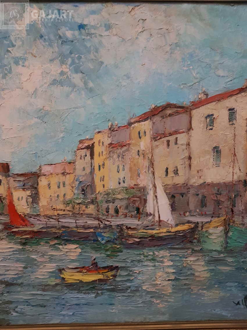 Zatoka w Les - Martigues Walter Prescher van Ed Obraz olejny - GajArt ...